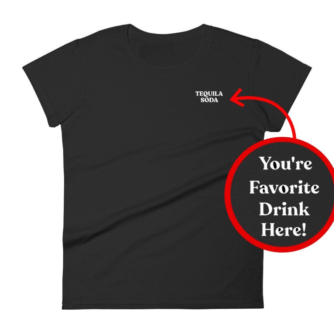 Personalized Favorite Cocktail Shirt - Bartender Apparel for Day ...