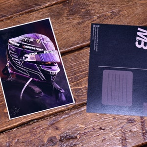 F1 Hamilton "helmet #44" - Art Print - Etsy