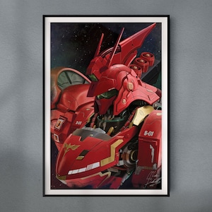 Sazabi - Art Print - Etsy