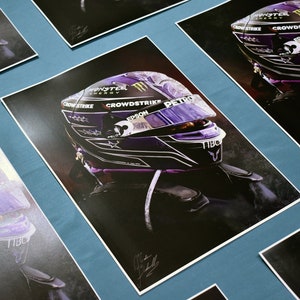 F1 Hamilton "helmet #44" - Art Print - Etsy