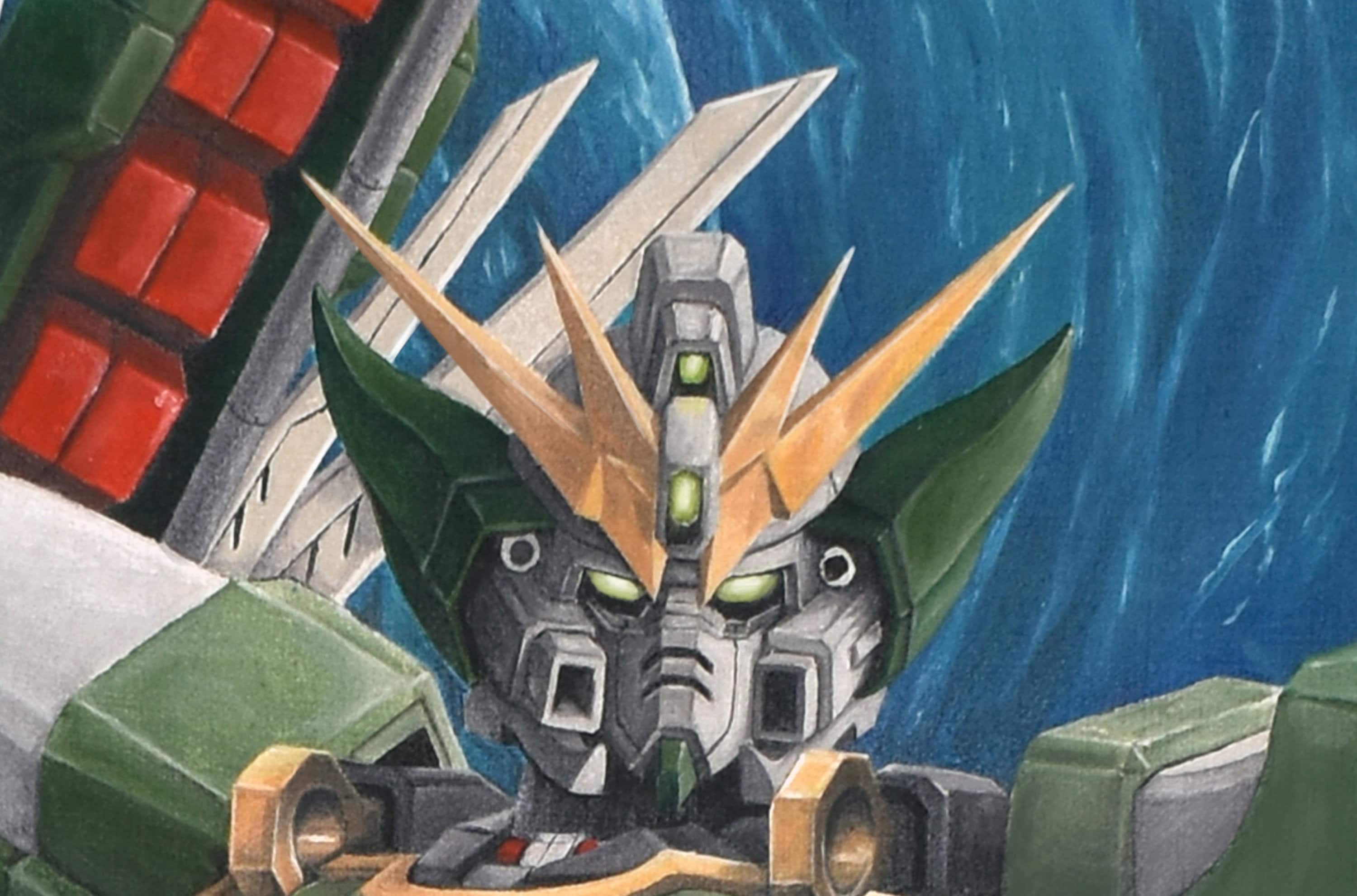 Gundam Altron gundam Wing Endless Waltz Ver. Oil Painting Print - Etsy