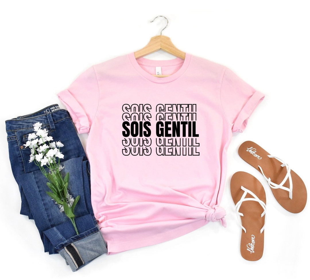 Sois Gentil Be Kind Teacher T-shirt Anti-bullying Shirt - Etsy Canada