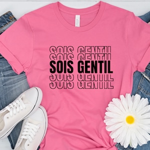 Sois Gentil, Be Kind Teacher T-shirt, Anti-bullying Shirt, Bullying ...