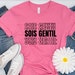 Sois Gentil, Be Kind Teacher T-shirt, Anti-bullying Shirt, Bullying ...