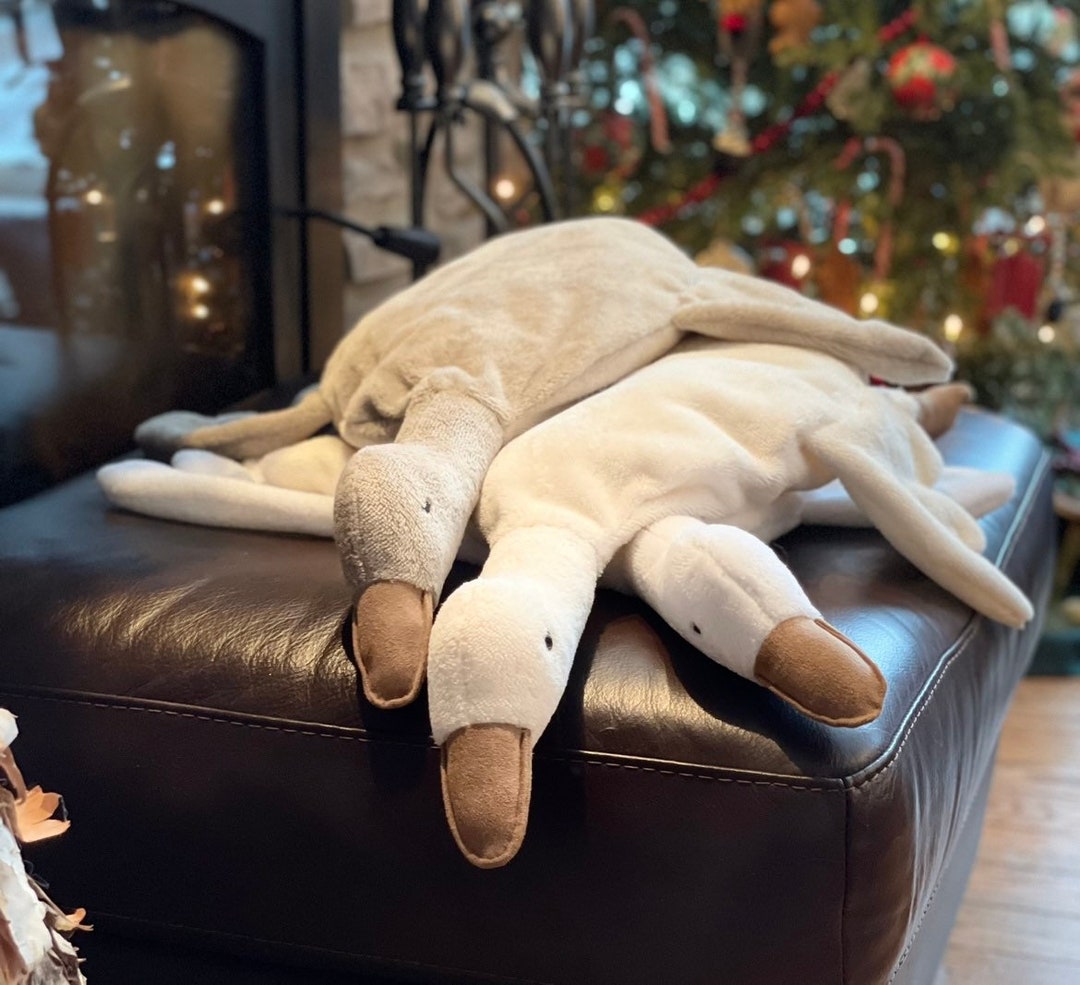 Beautiful, Very Soft Plush Goose, Goose Plushie, Goose Plush Toy, Baby ...