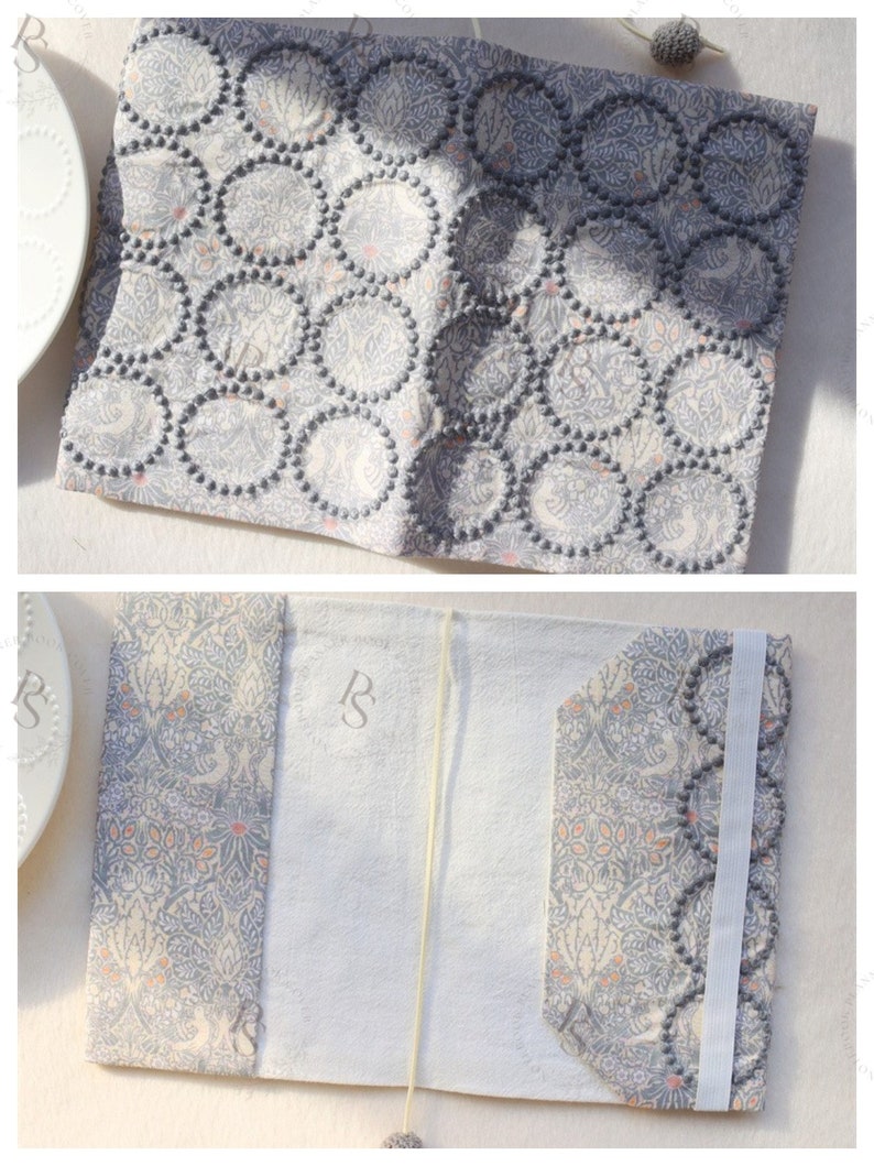 Adjustable Handmade Tambourine Sleeve Cover for Notebook, Journal ...