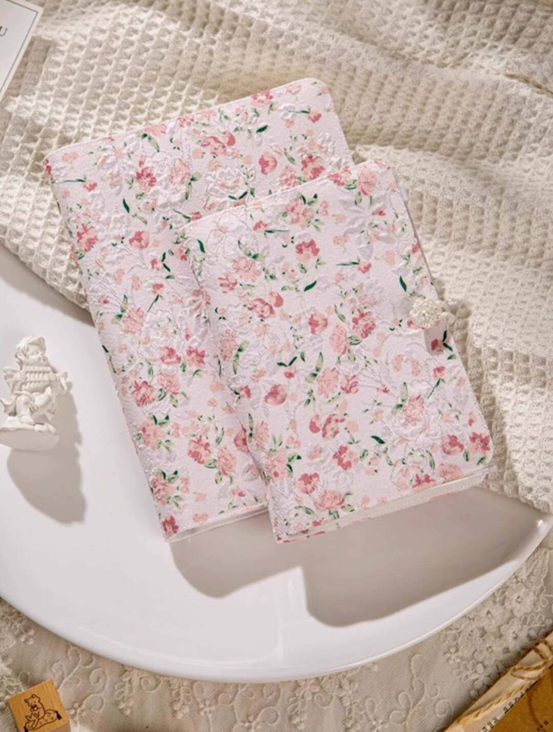 Personal/ A6 /A5 Pink Floral Planner With 6-ring Binder Refillable ...