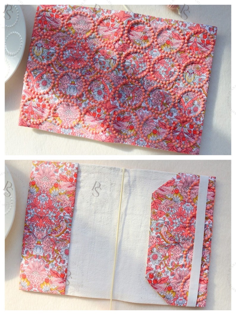 Adjustable Handmade Tambourine Sleeve Cover for Notebook, Journal ...