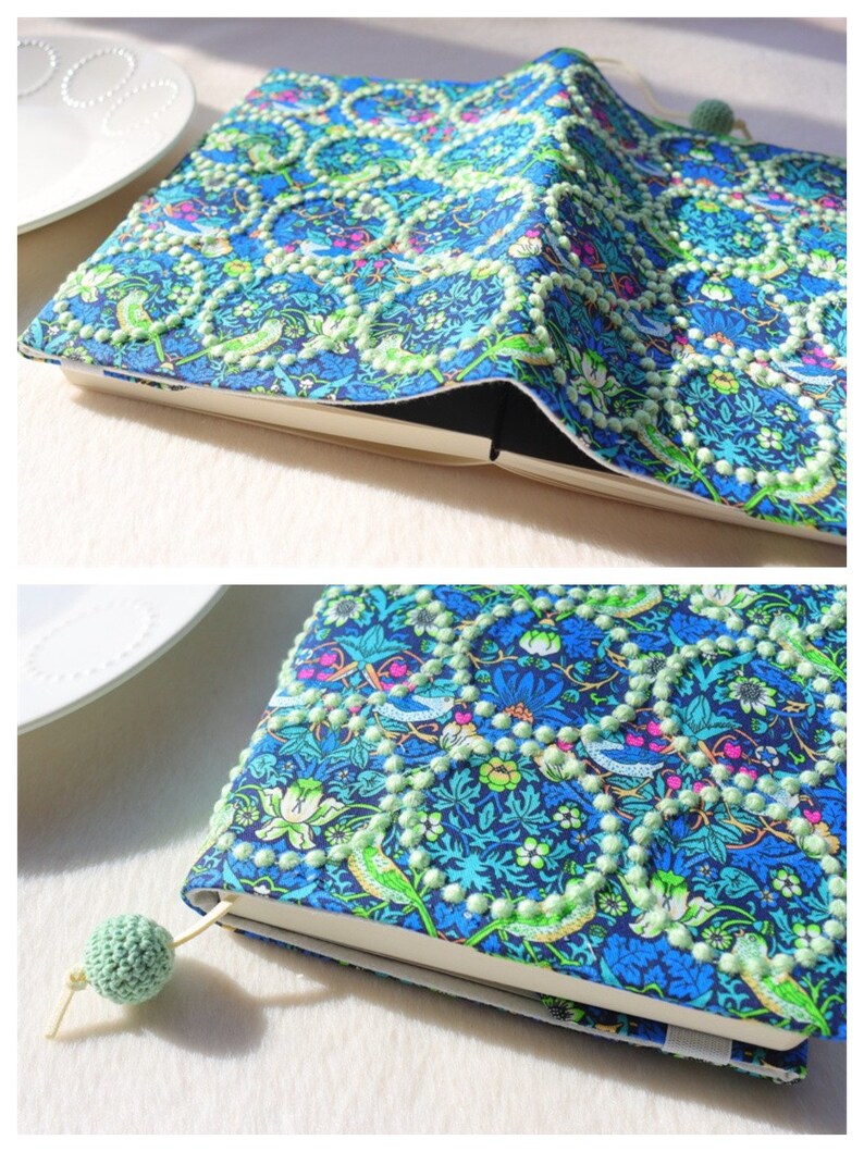 Adjustable Handmade Tambourine Sleeve Cover for Notebook, Journal ...