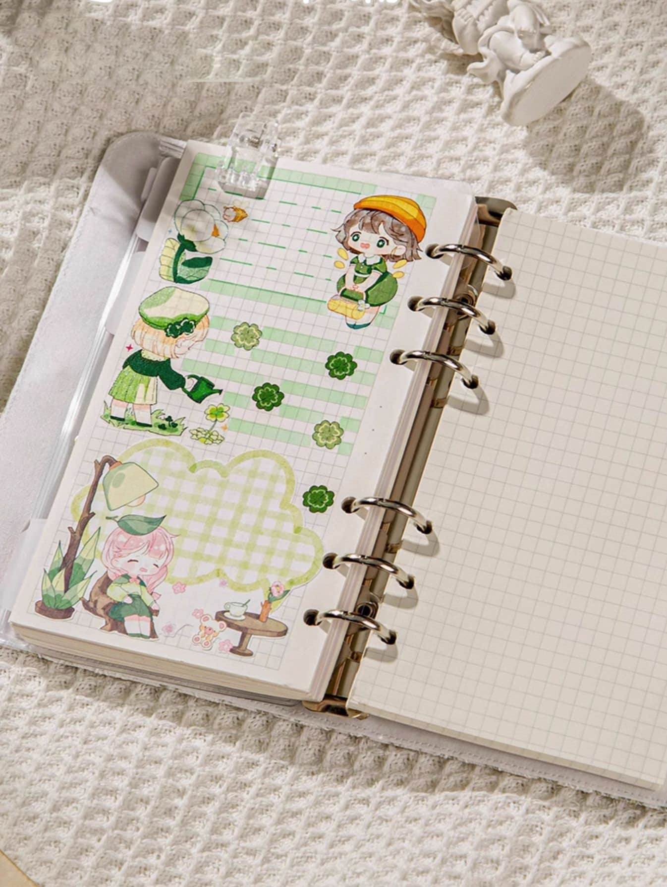 Personal/ A6 /A5 Floral Lace Planner With 6-ring Binder Refillable ...