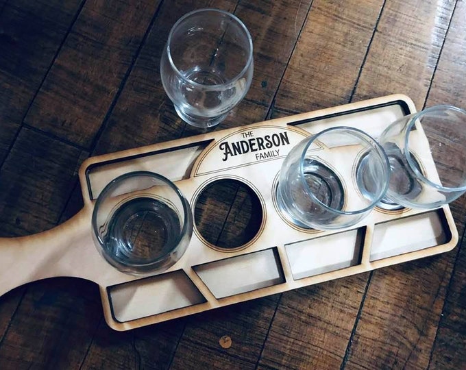 Custom Beer Flight Board SVG, Beer Flight SVG, Beer Flight SVG File ...