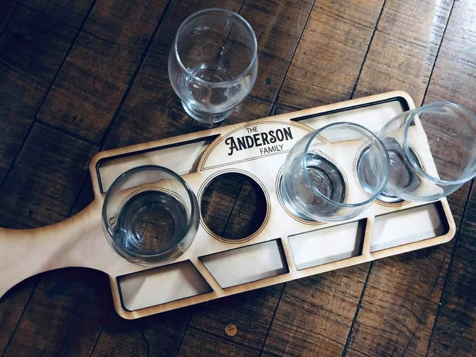 Custom Beer Flight Board SVG Beer Flight SVG Beer Flight SVG | Etsy
