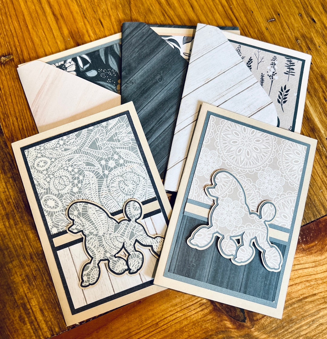 Handmade Greeting Cards, Poodle Greeting Cards, Dog Lovers, Pet Lovers ...
