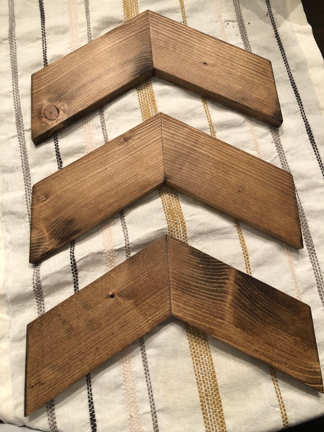 Chevron Wall Decor - Etsy
