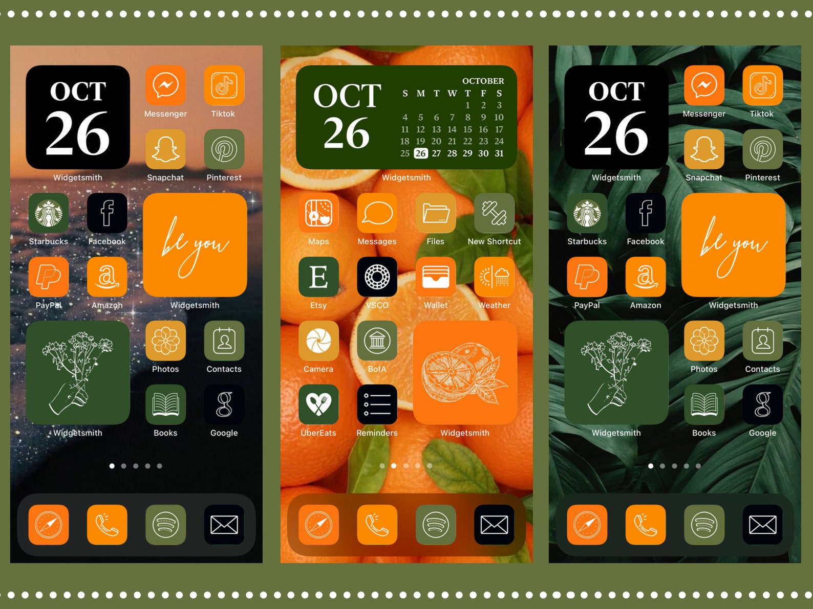 Orange Tree Aesthetic Ios App Icons, 52 iPhone Ios 14 Aesthetic App ...