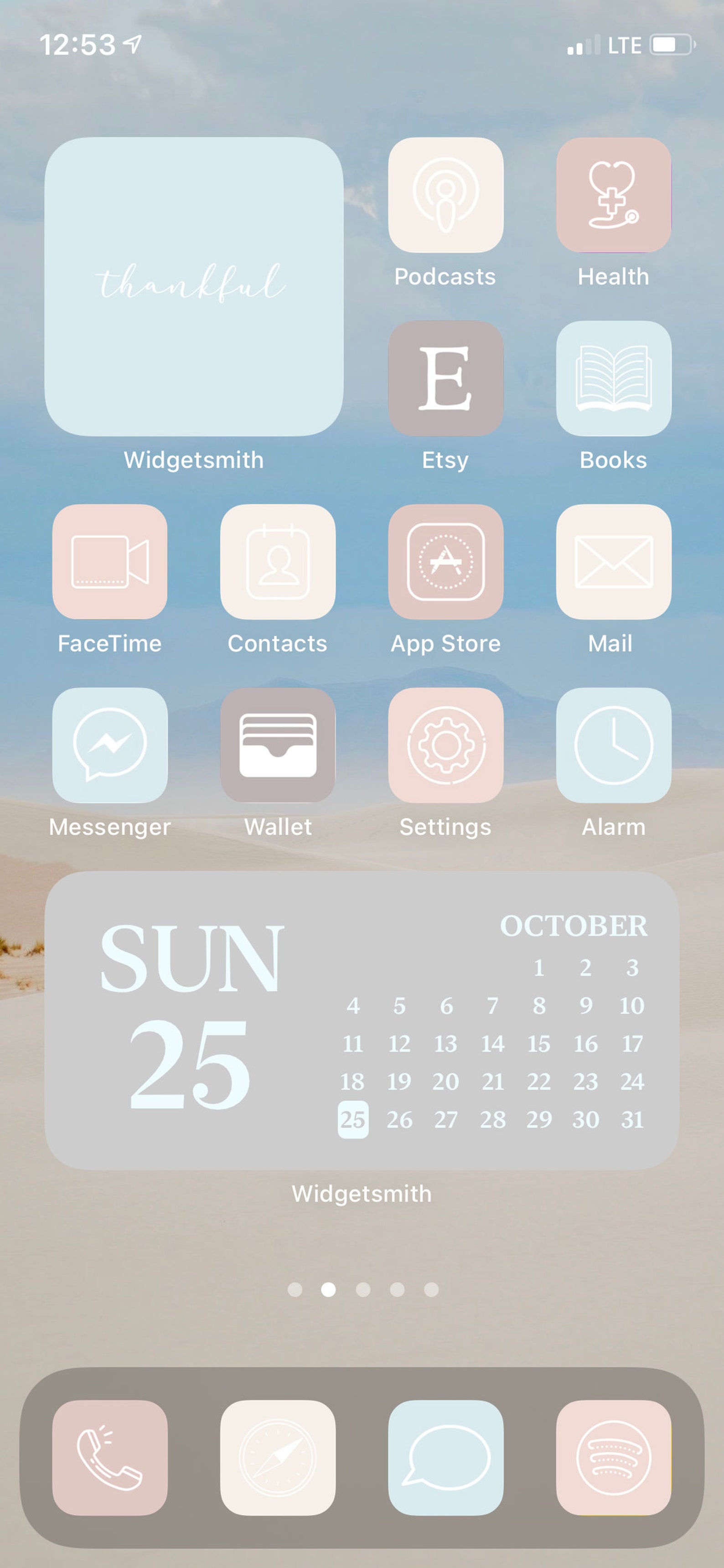 Beach Boho Aesthetic App Icons, 94 iPhone App Icons Ios 14 Aesthetic ...