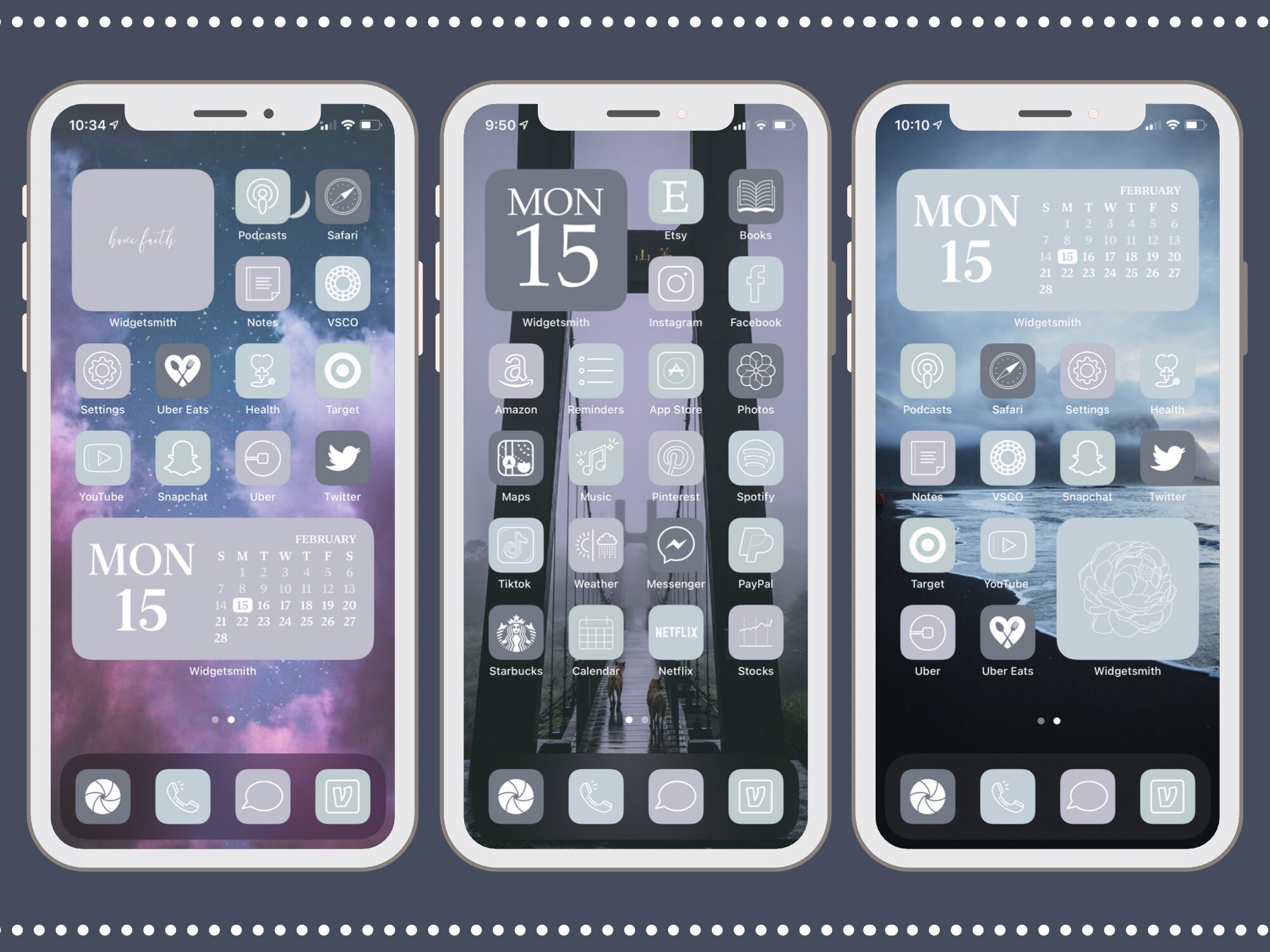 Dusty Blue Aesthetic Ios App Icons, 52 iPhone Ios 14 Aesthetic App Icon ...