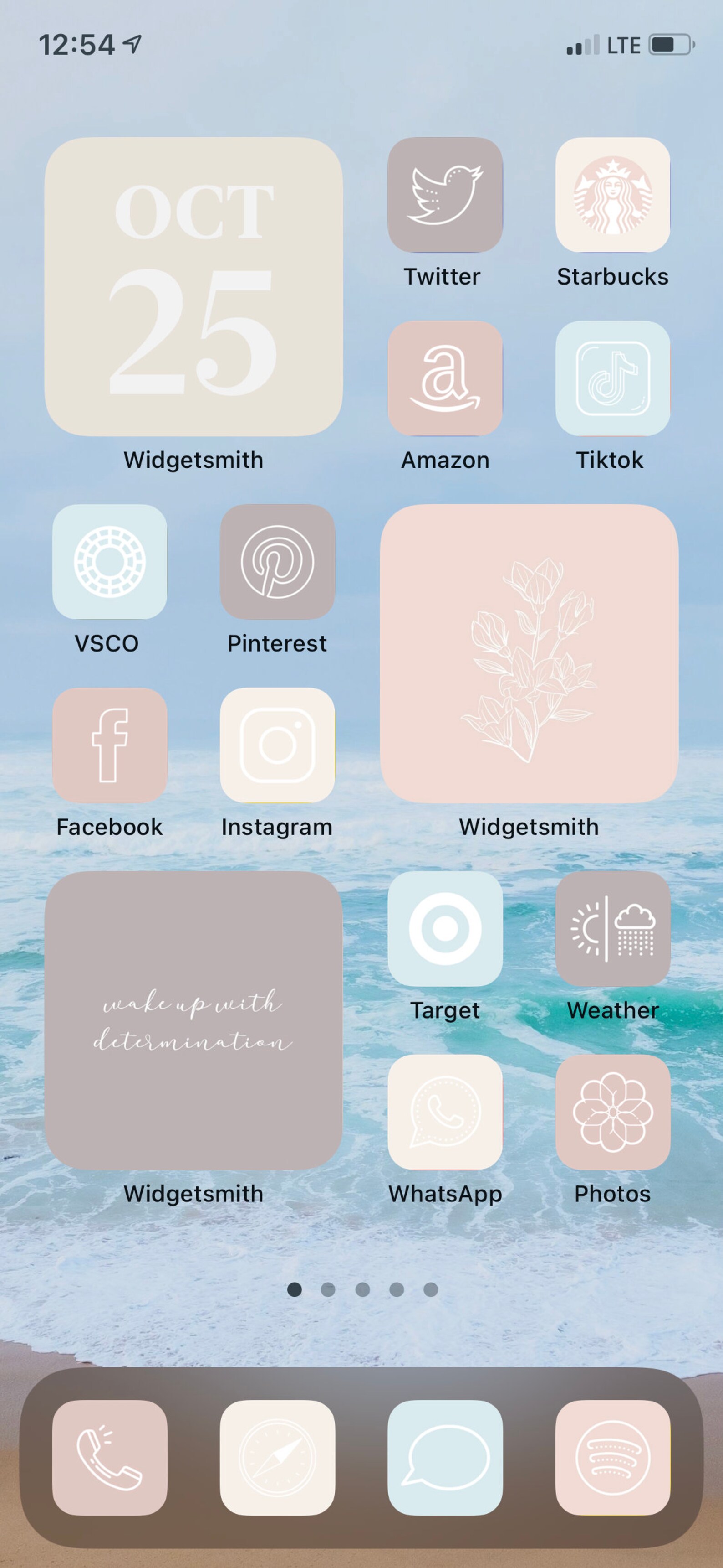 Beach Boho Aesthetic App Icons, 94 iPhone App Icons Ios 14 Aesthetic ...