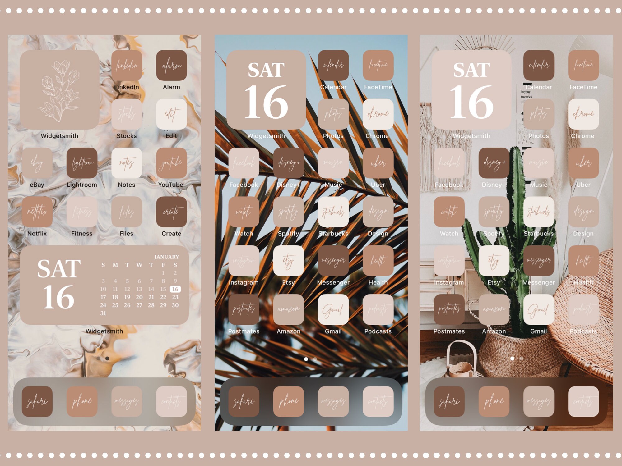 Neutral Handwritten App Icons 94 iPhone App Icons iOS 14 | Etsy