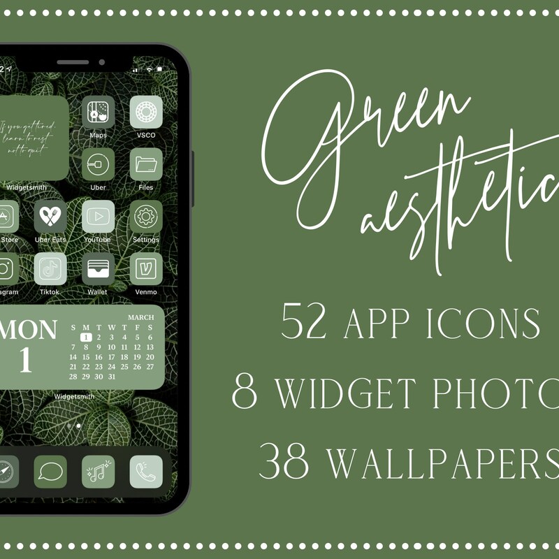Green App Icons - Etsy