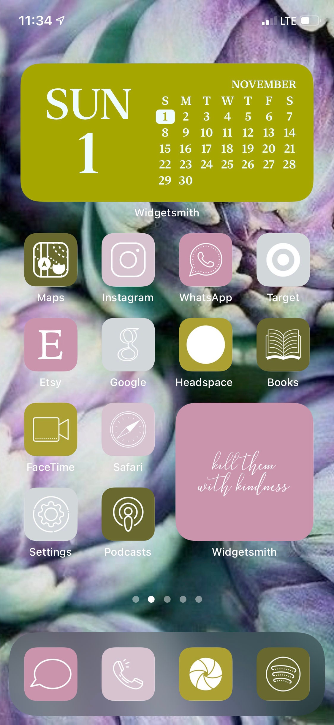 Dusty Rose Aesthetic Ios App Icons 52 Iphone Ios 14 Aesthetic | Etsy
