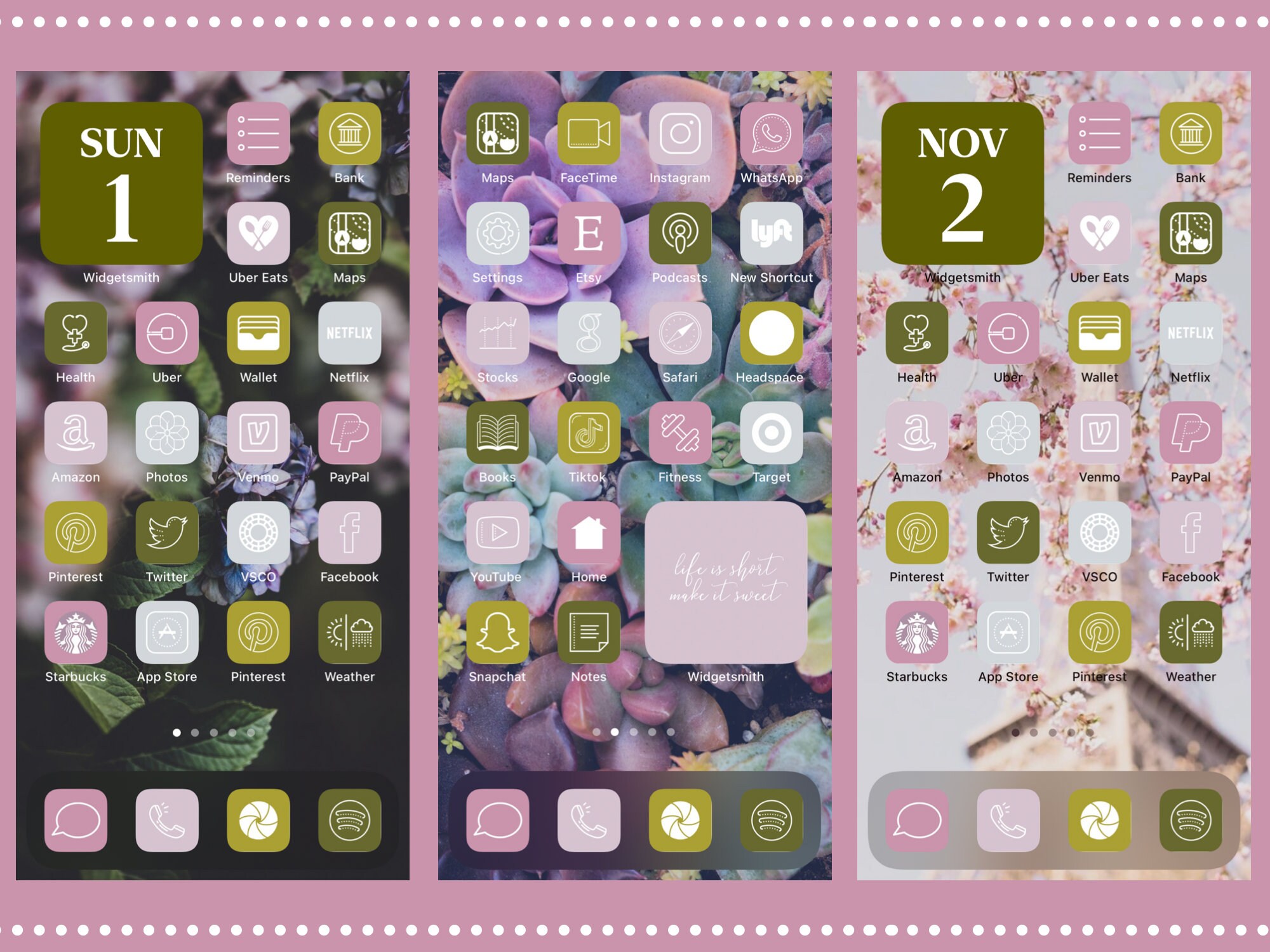 Dusty Rose Aesthetic Ios App Icons 52 Iphone Ios 14 Aesthetic | Etsy