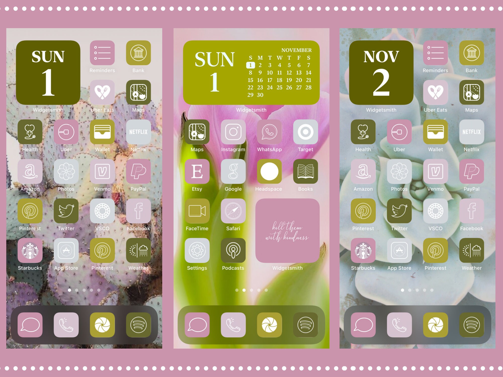 Dusty Rose Aesthetic Ios App Icons 52 Iphone Ios 14 Aesthetic | Etsy
