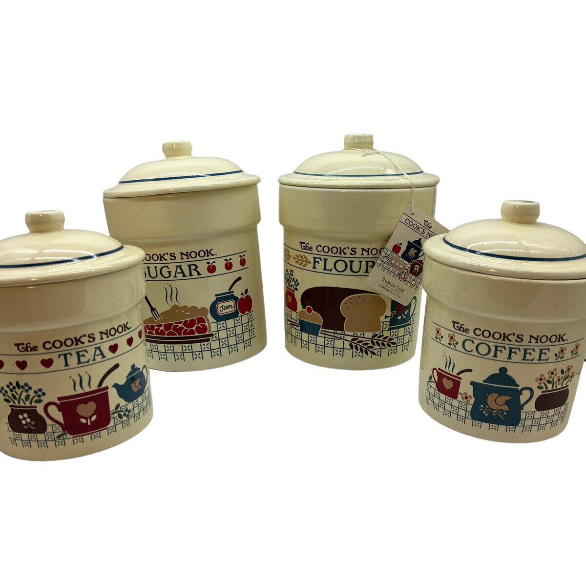 Vintage Treasure Craft USA Ceramic the Cook's Nook Canister Cookie Jar ...