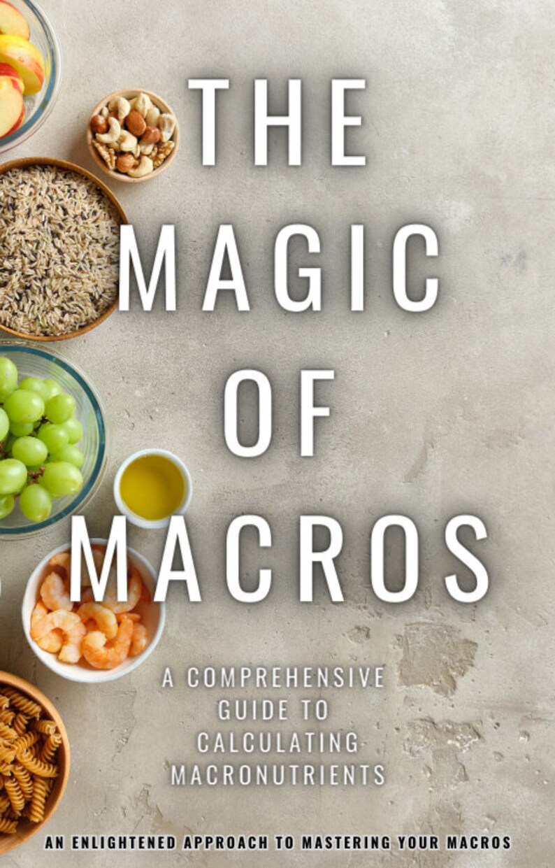 Macro Tracking Bundle All-in-one | Macronutrients Nutrition Guide & Meal Plan Ebook | Health and ...
