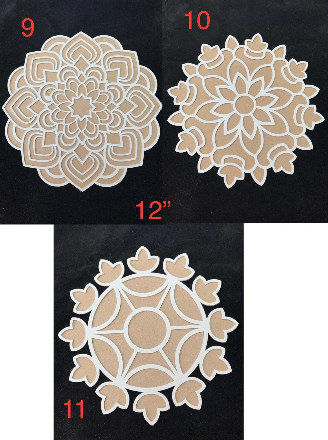 Gift MDF Rangoli Stencils, Reusable Rangoli Stencils, Eco-friendly ...