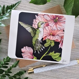Watercolor Birds Note Card Set, Bird Art Note Cards, Set of 5 Blank ...