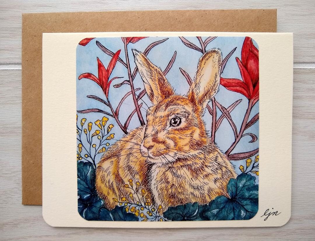 Woodland Animals Notecard Set / Watercolor Animal Cards / Set of 5 ...