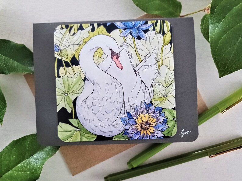 Watercolor Birds Note Card Set, Bird Art Note Cards, Set of 5 Blank ...