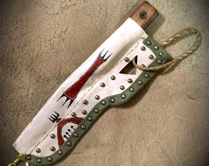Native American Parfleche Sheath/knife Ser - Etsy