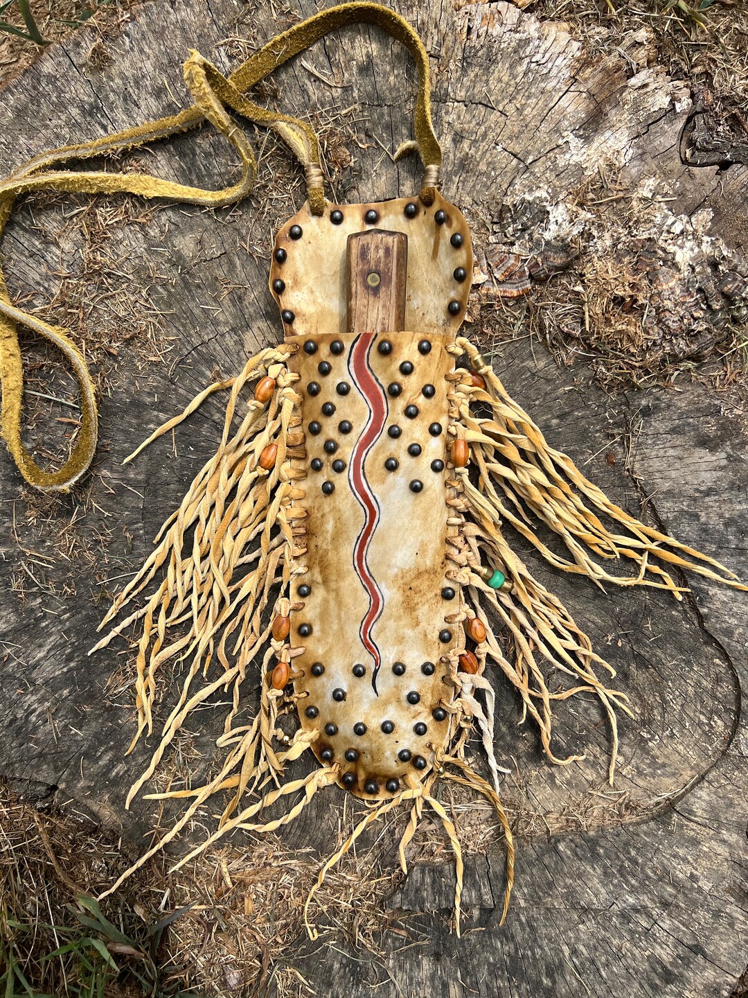 Apache Rawhide Sheath With Antique Knife Set - Etsy