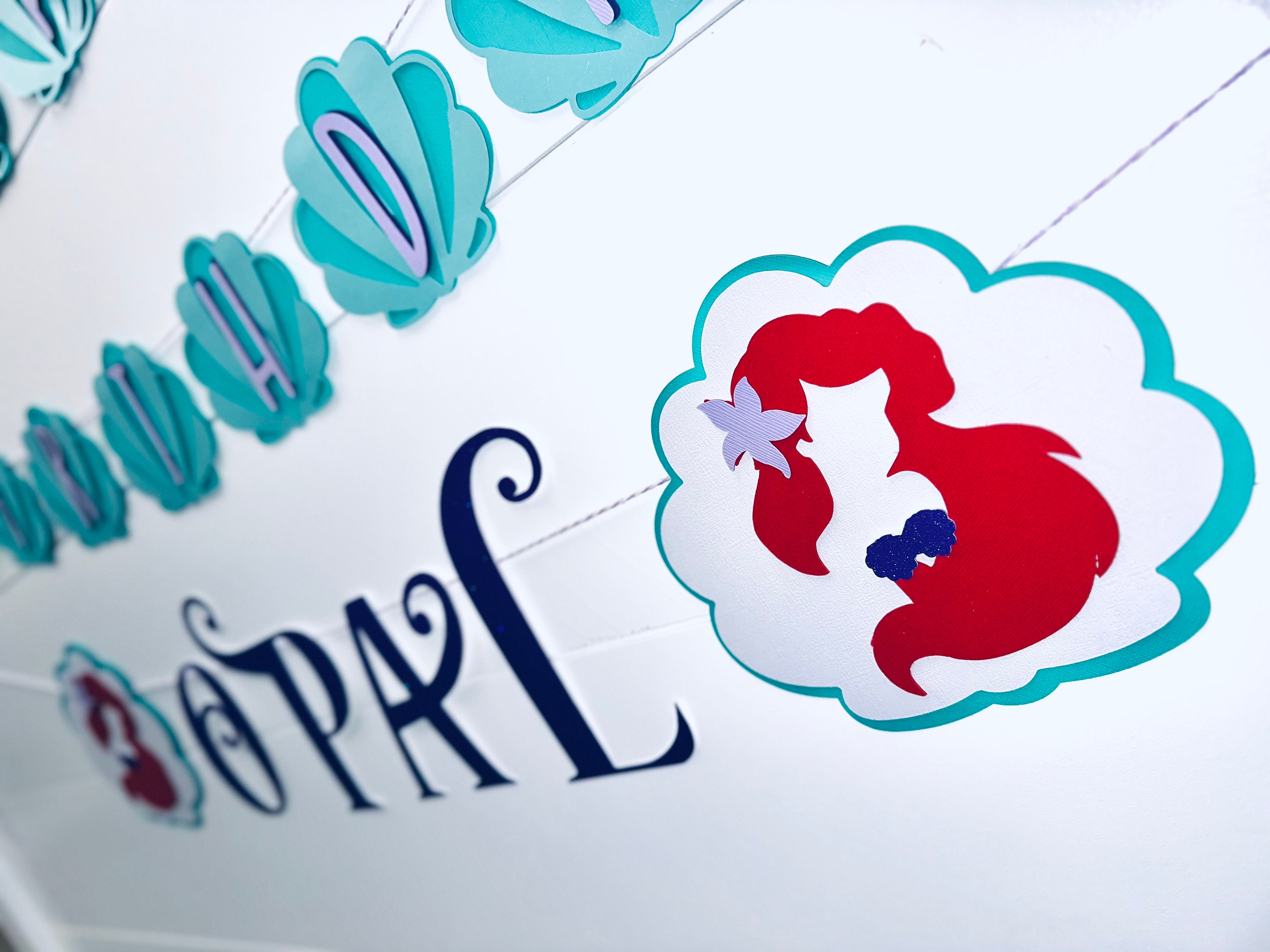 Ariel - the Little Mermaid - Customizable - Personalized Happy Birthday ...