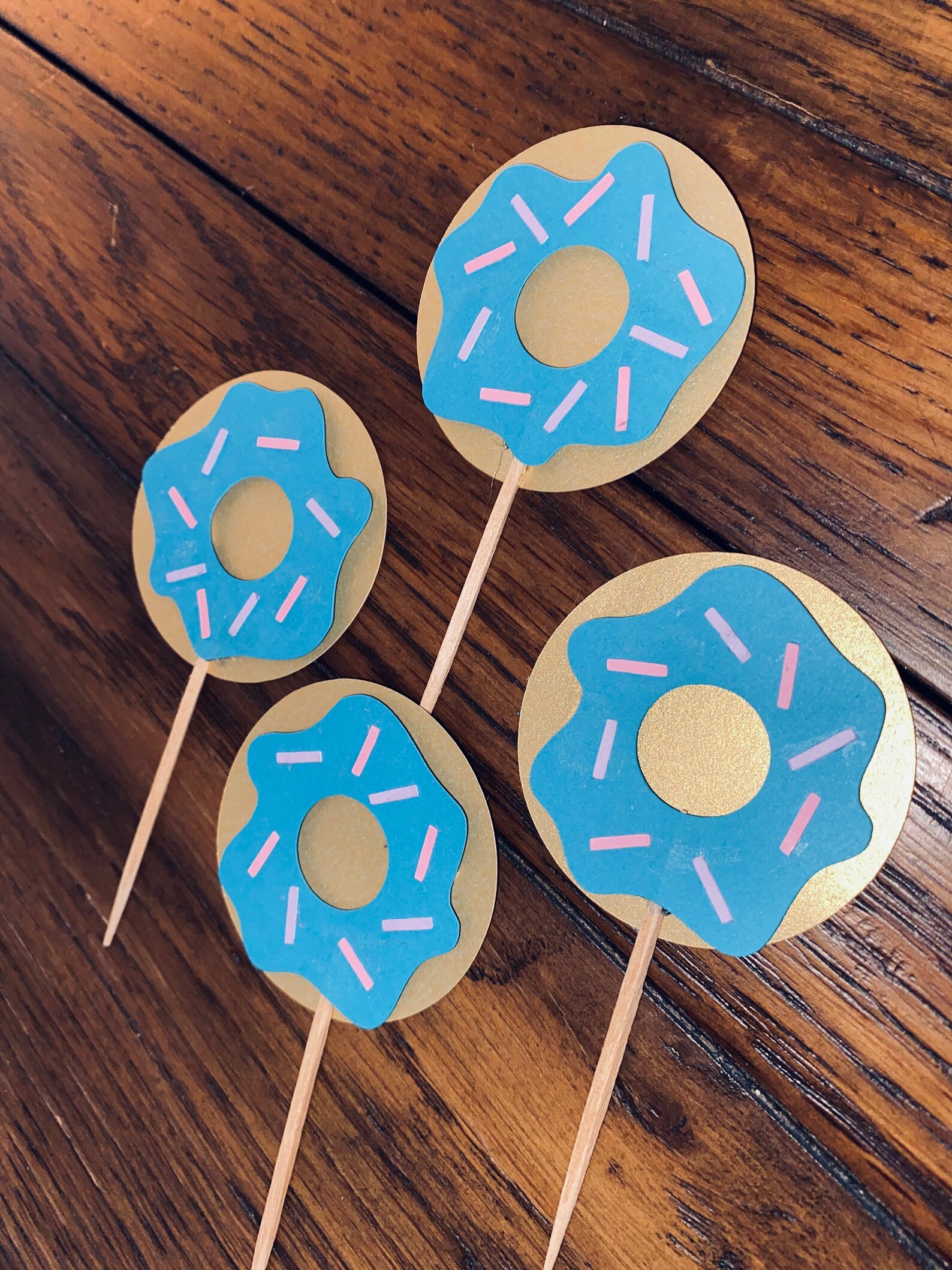 Donut Cupcake Toppers | Etsy