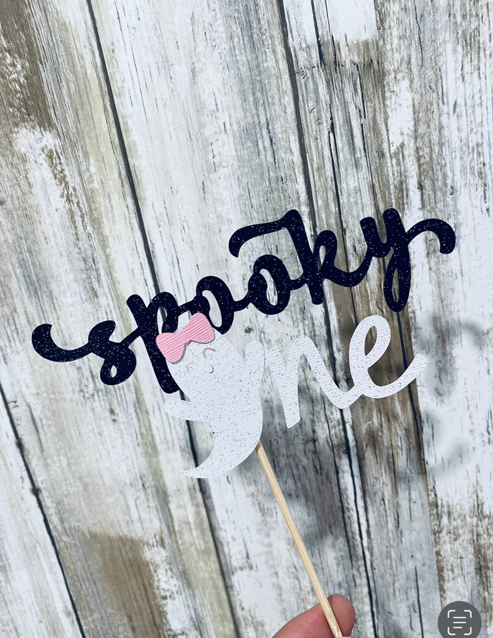 Spooky One Birthday Halloween First Birthday Cake Topper - Etsy