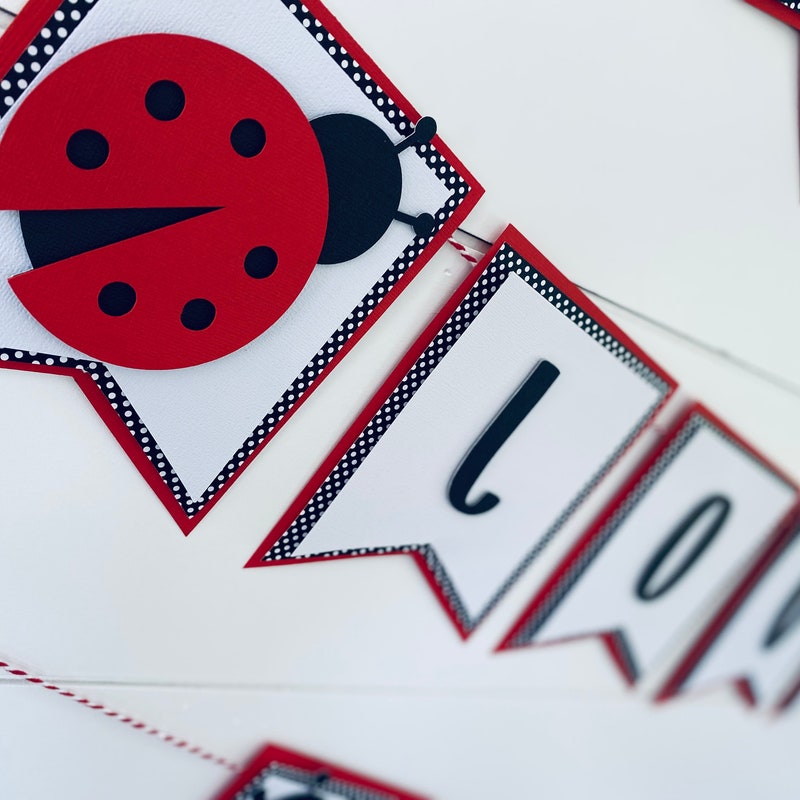 Ladybug Banner - Etsy