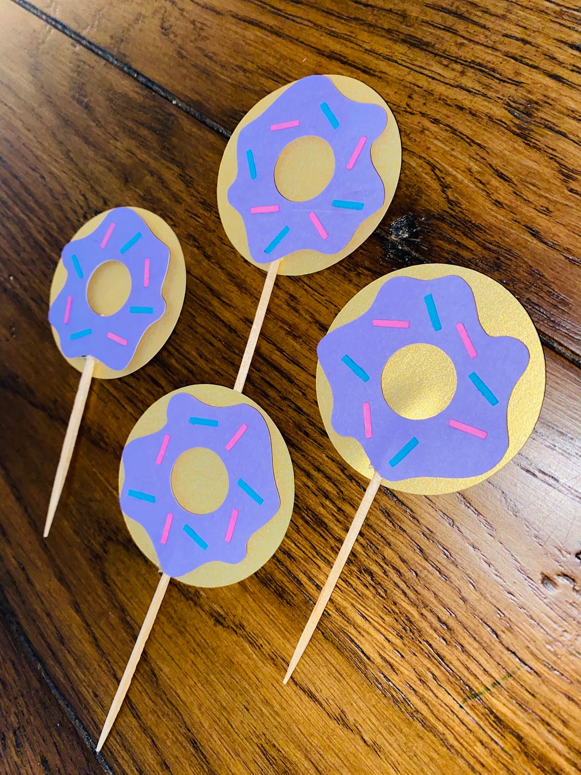 Donut Cupcake Toppers | Etsy