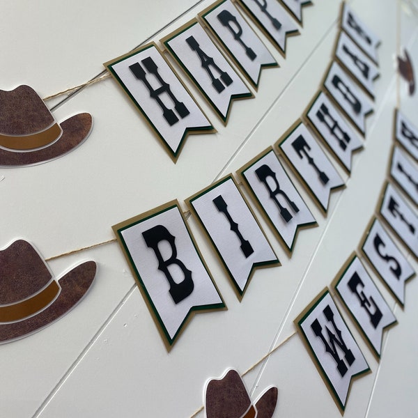 Western Birthday Banner - Etsy