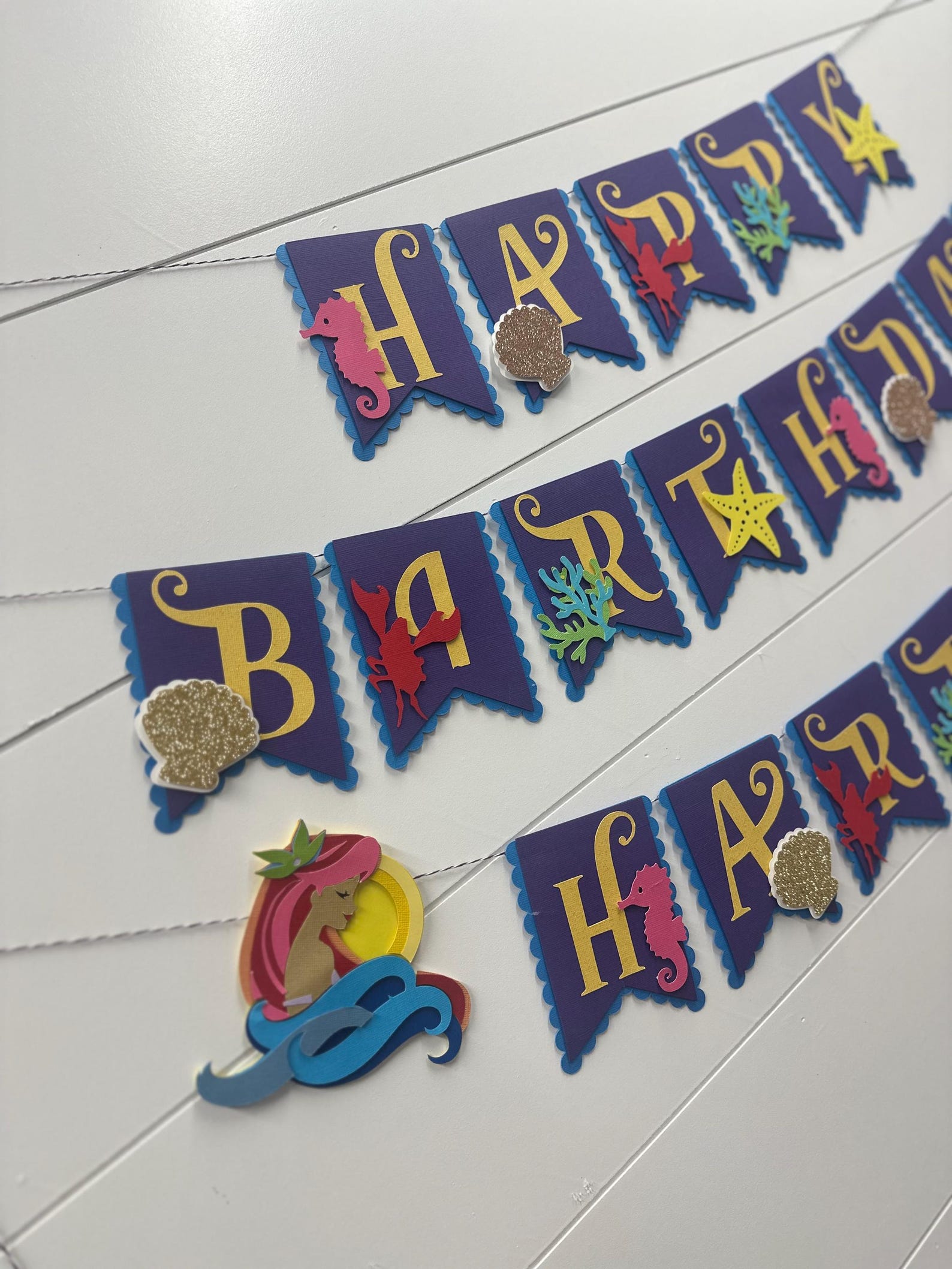 Ariel - the Little Mermaid - Customizable - Personalized Happy Birthday ...