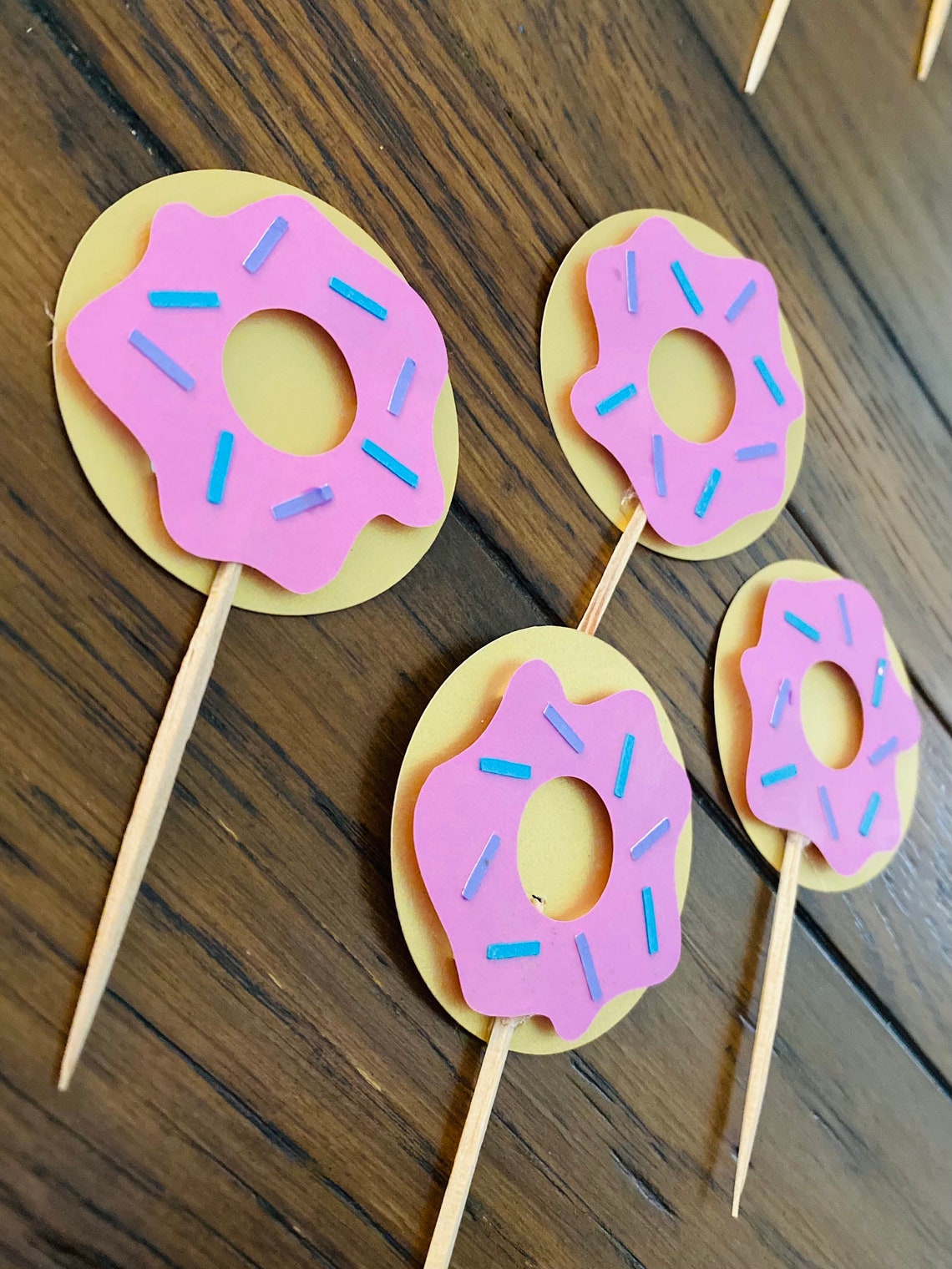 Donut Cupcake Toppers | Etsy