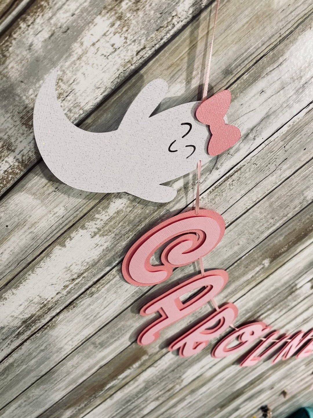 Spooky ONE - Girly Ghosts -personalized Name Banner - Halloween First ...