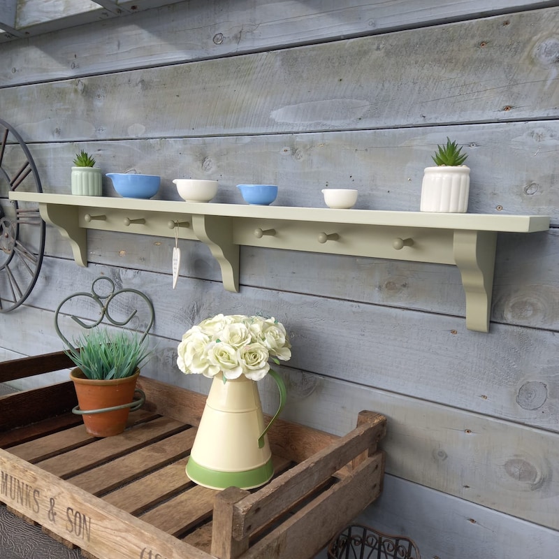 Peg Rail Shelf Brackets - Etsy UK