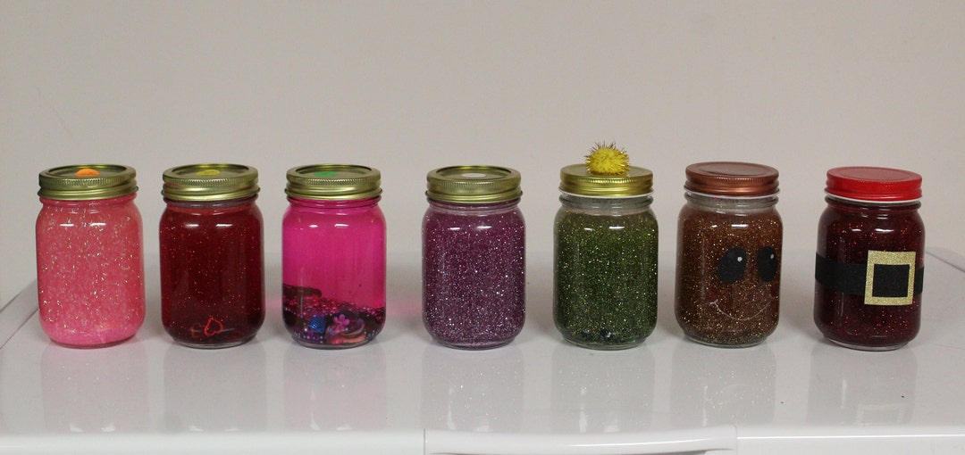 Sensory Jars/ Adhd Calming Jars/autism Calming Jars/ Glitter Jars ...