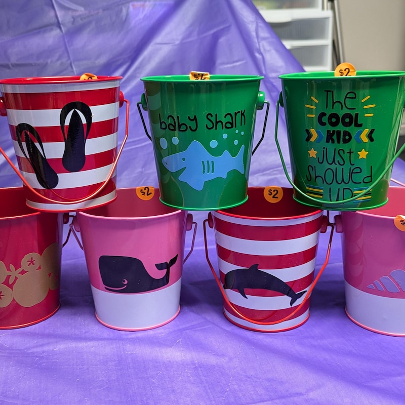Beach Pail - Etsy