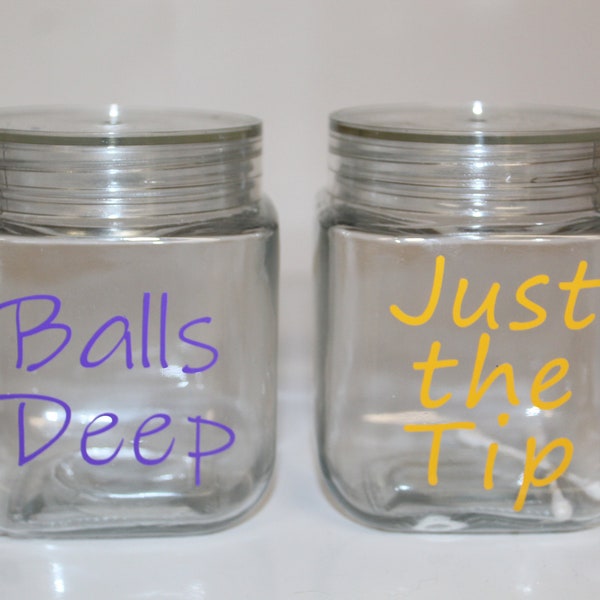 Funny Bathroom Jars - Etsy