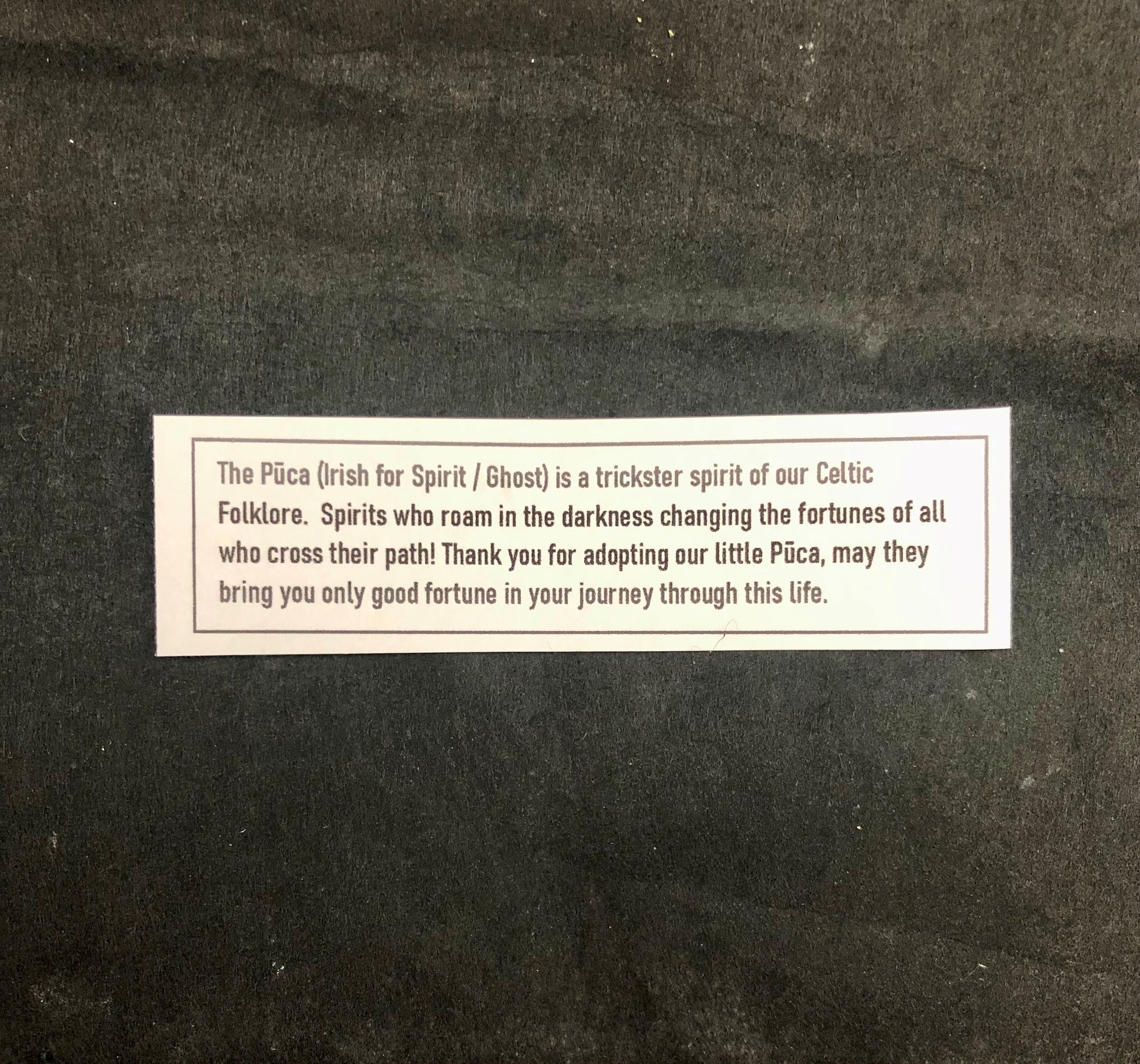 Jinx Púca Little Irish Spirit / Ghost - Etsy