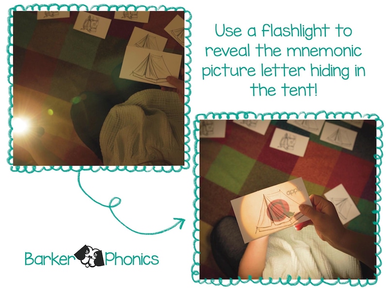 Phonics Camping Match Game, Mnemonic Alphabet (digital Download) - Etsy